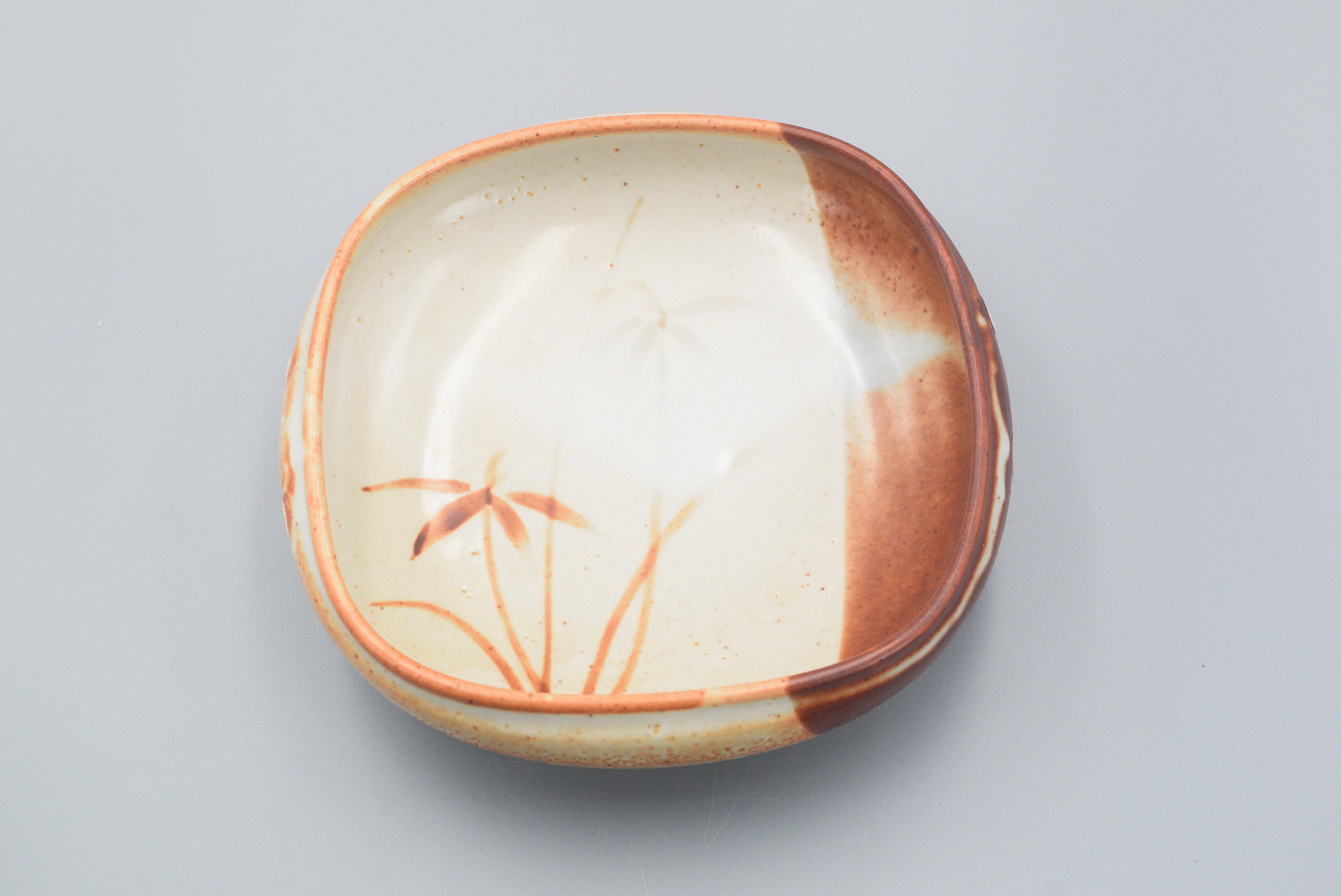 Japanese Pottery Shino Ware Three Legs Bowl | Etsy