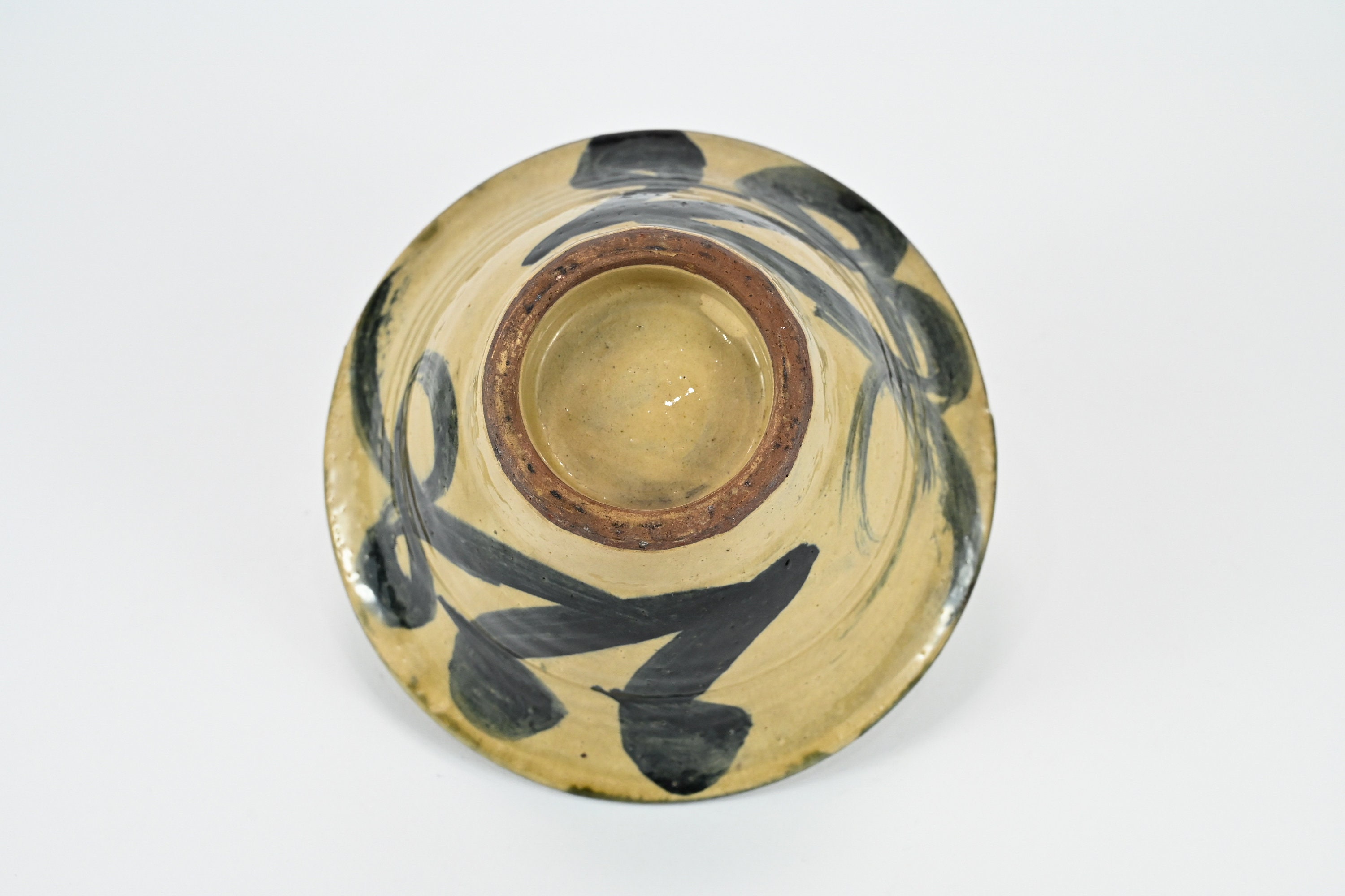 Vintage Japanese Okinawan Pottery Yachimun Bowl - Etsy