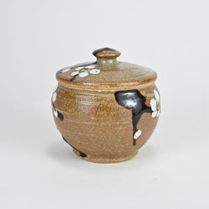 Sakuma Totaro (1900-1976) Vintage Japanese Pottery Mashiko Covered Jar ...