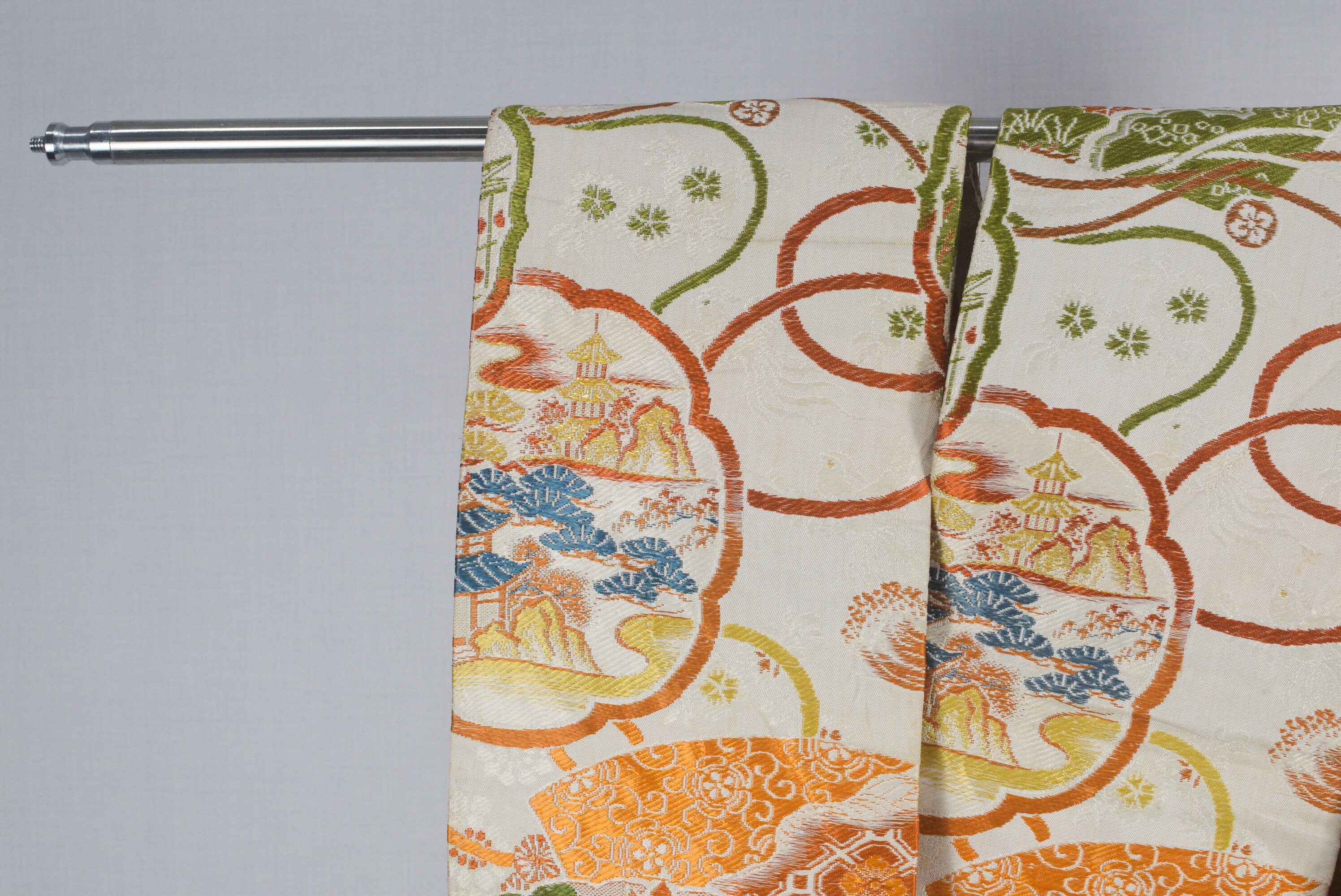 Vintage Japanese Obi Kimono Belt Embroidery Wearable or - Etsy