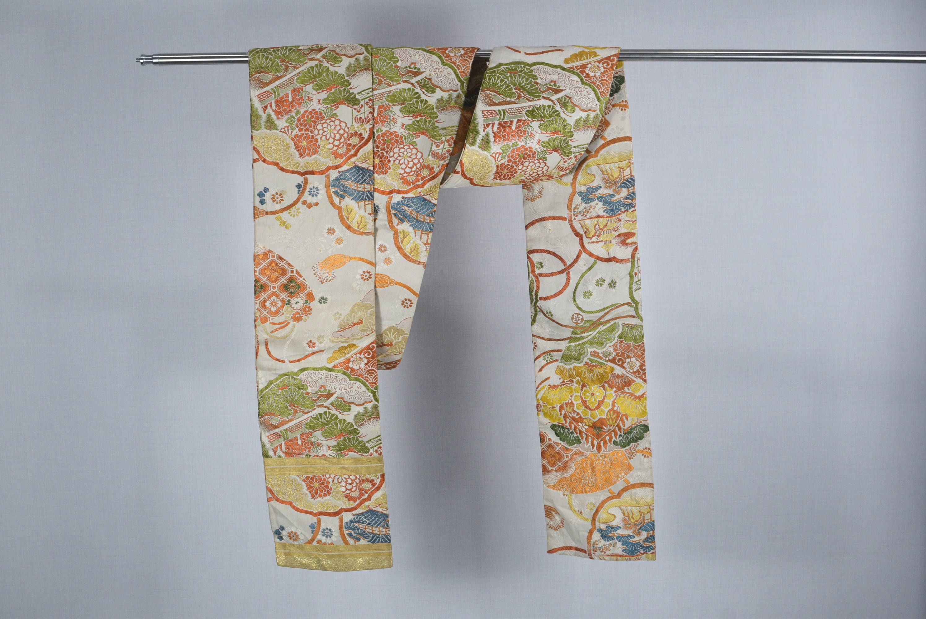 Vintage Japanese Obi Kimono Belt Embroidery Wearable or - Etsy