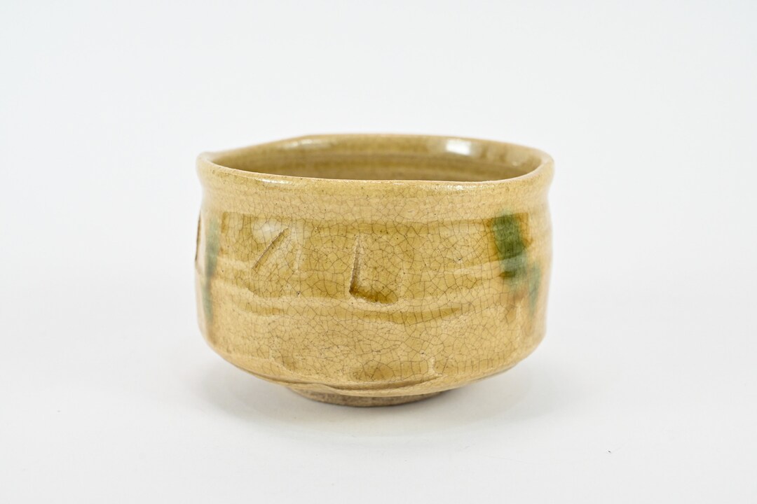 Vintage Japanese Pottery Ki-seto Chawan Ceremony Tea Bowl - Etsy