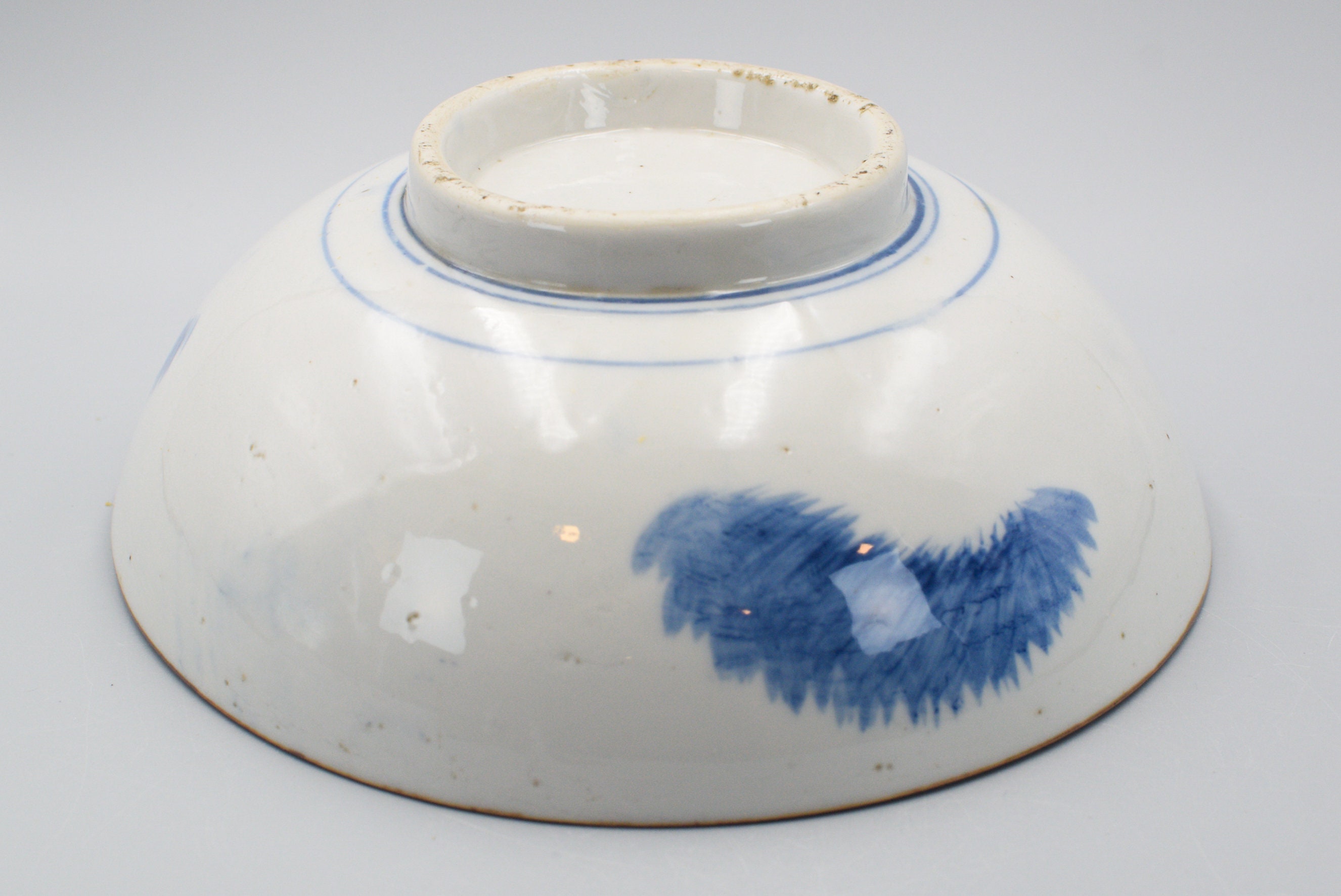 Antique Japanese Porcelain Red Sun With Tree Bowl - Etsy