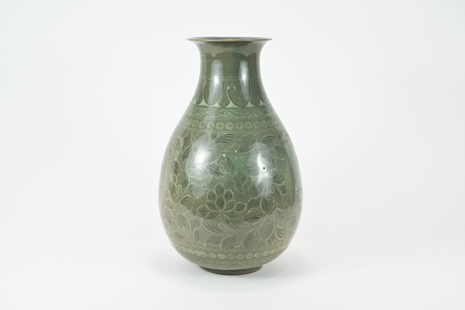 Antique Korean Pottery Goryeo Style Celadon Green Glaze - Etsy