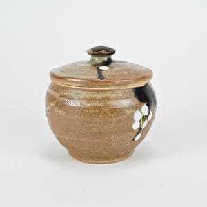 Sakuma Totaro (1900-1976) Vintage Japanese Pottery Mashiko Covered Jar ...