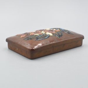 Rare Vintage Japanese Ando Repousse Cloisonne Enamel Copper Box - Etsy