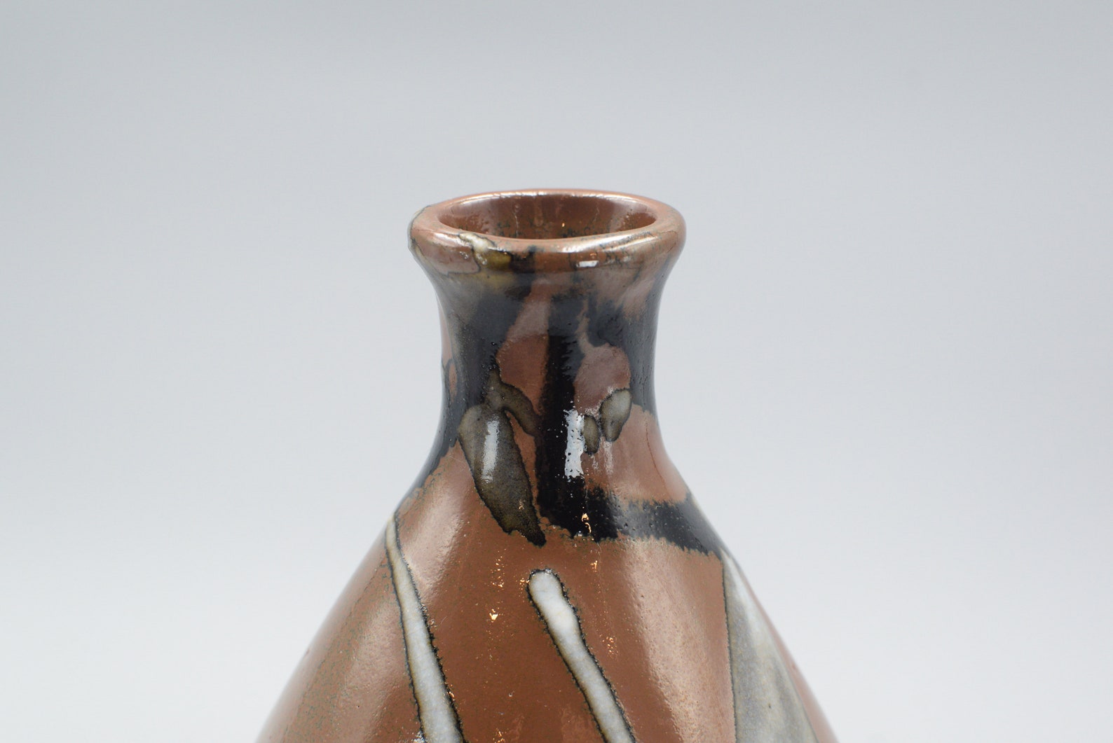 Vintage Japanese Pottery Mashiko Ware Kaki Glaze Tokkuri Sake - Etsy