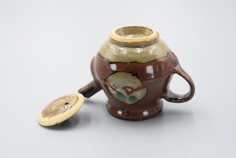 Vintage Japanese Pottery Mashiko Kaki Glaze Teapot - Etsy