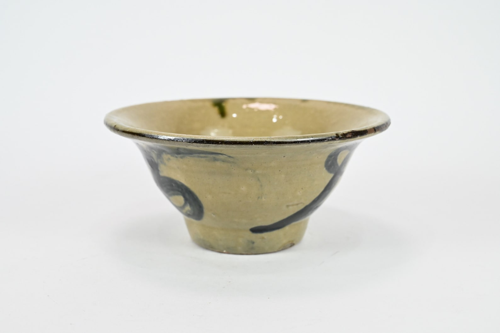 Vintage Japanese Okinawan Pottery Yachimun Bowl - Etsy