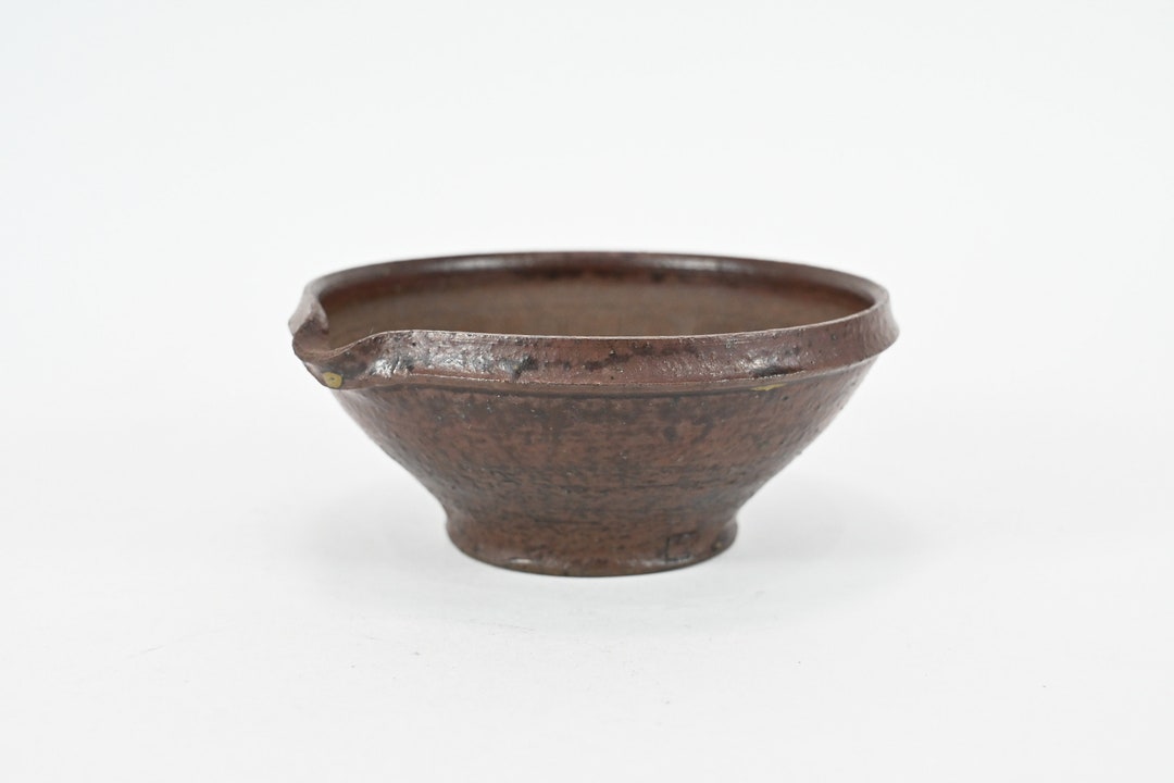 Vintage Japanese Pottery Spout Bowl - Etsy