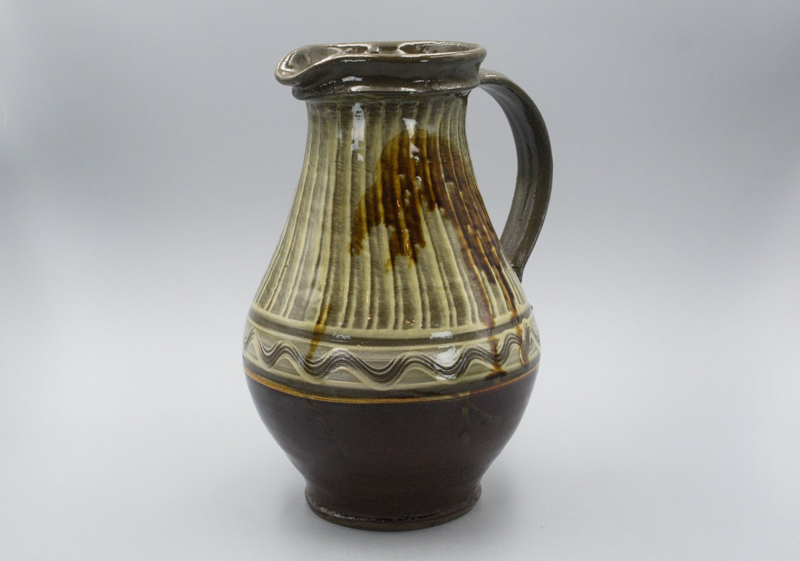 Rare Vintage Japanese Pottery Onta Ware Pitcher - Etsy