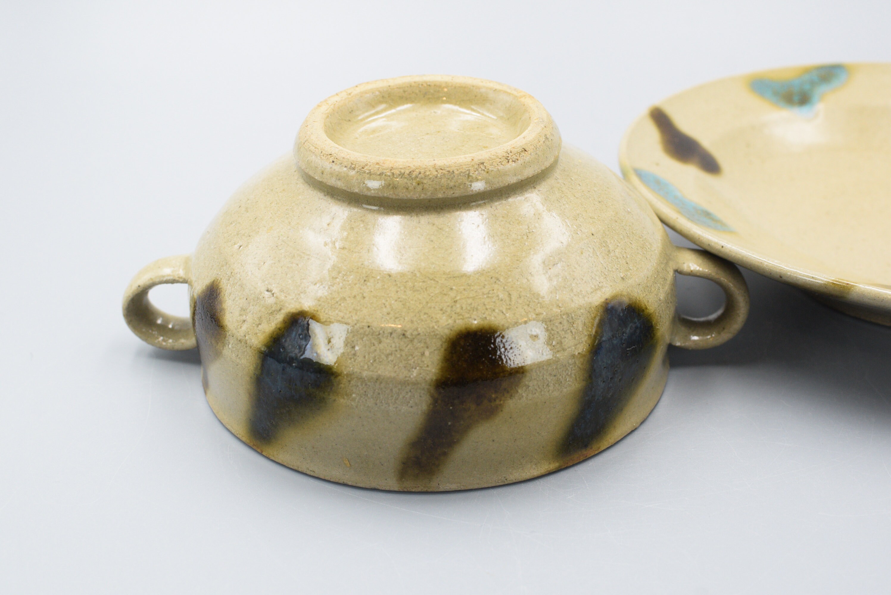 Vintage Japanese Pottery Glaze Mashiko Multi Colour Handled | Etsy