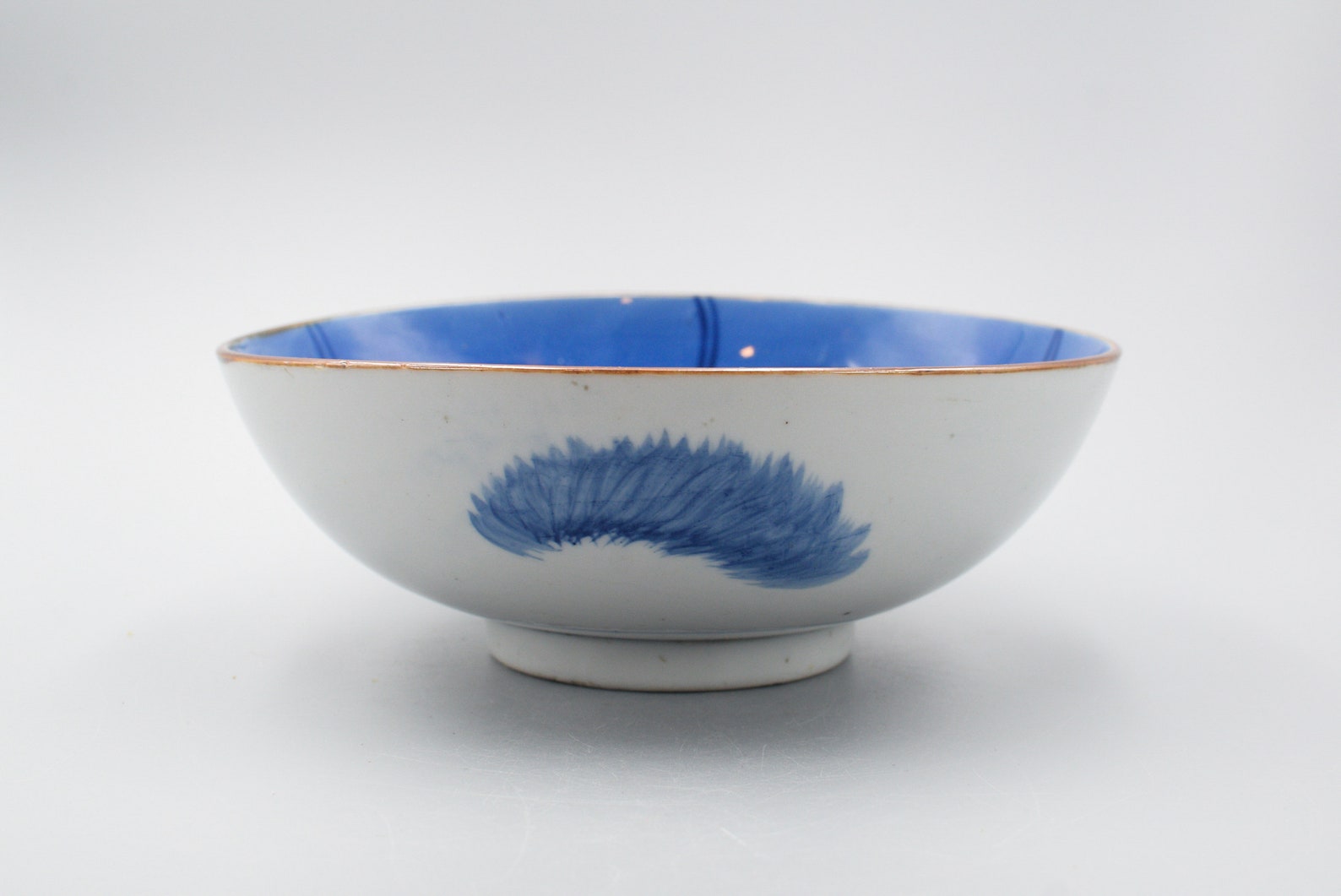 Antique Japanese Porcelain Red Sun With Tree Bowl - Etsy