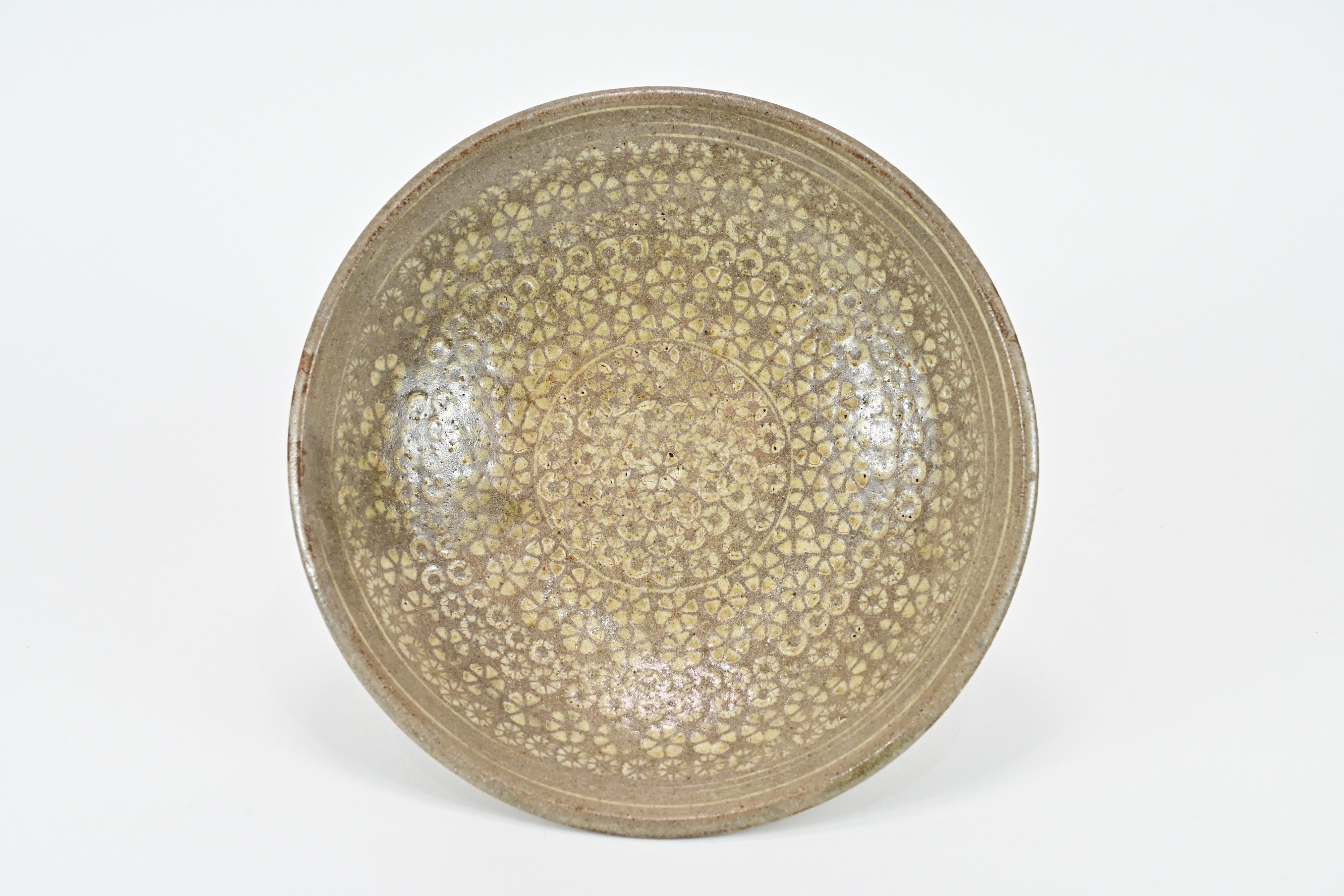 Antique Japanese Pottery Mishima Ware Bowl - Etsy