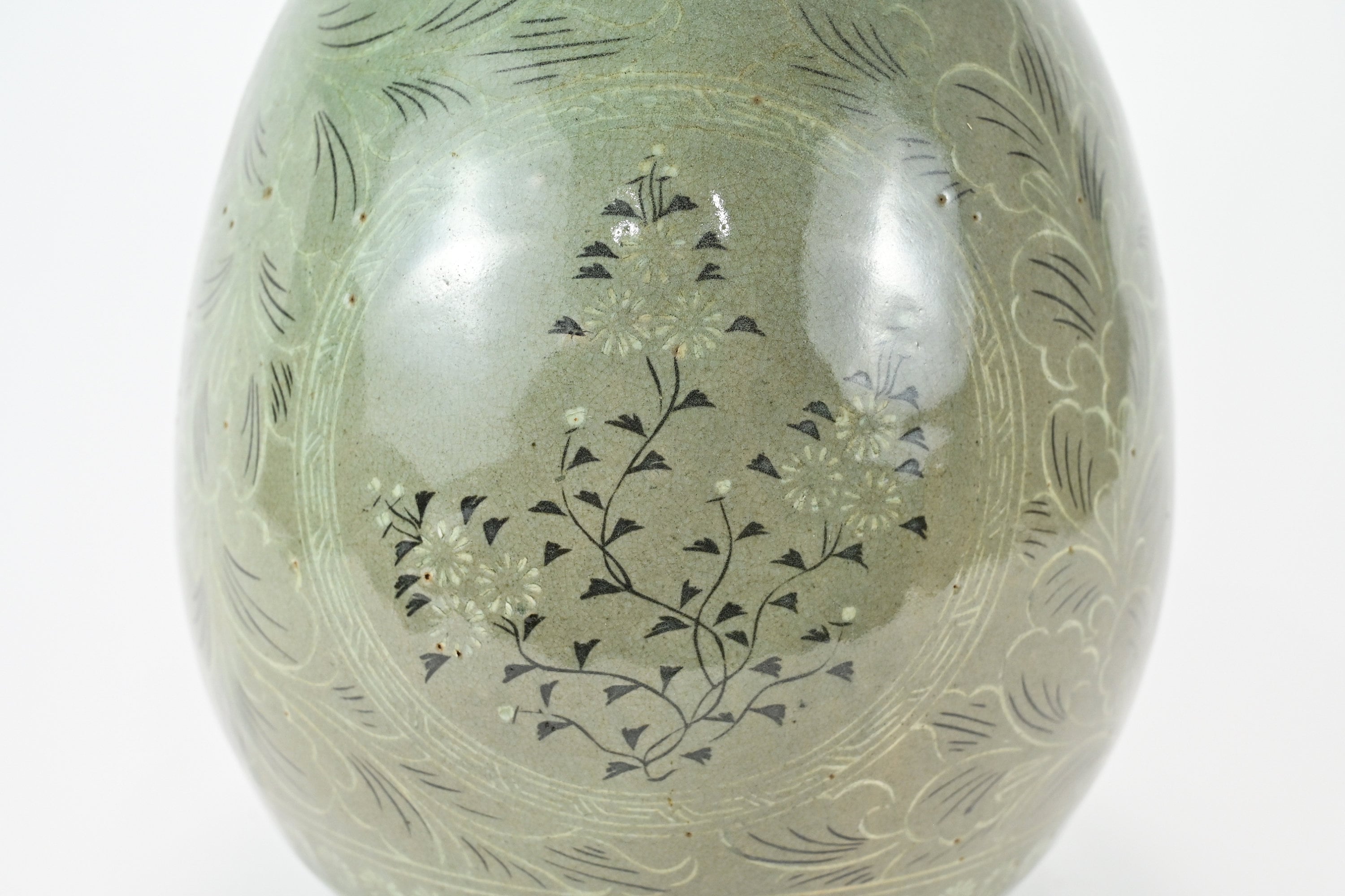 Antique Korean Pottery Goryeo Style Celadon Green Glaze - Etsy