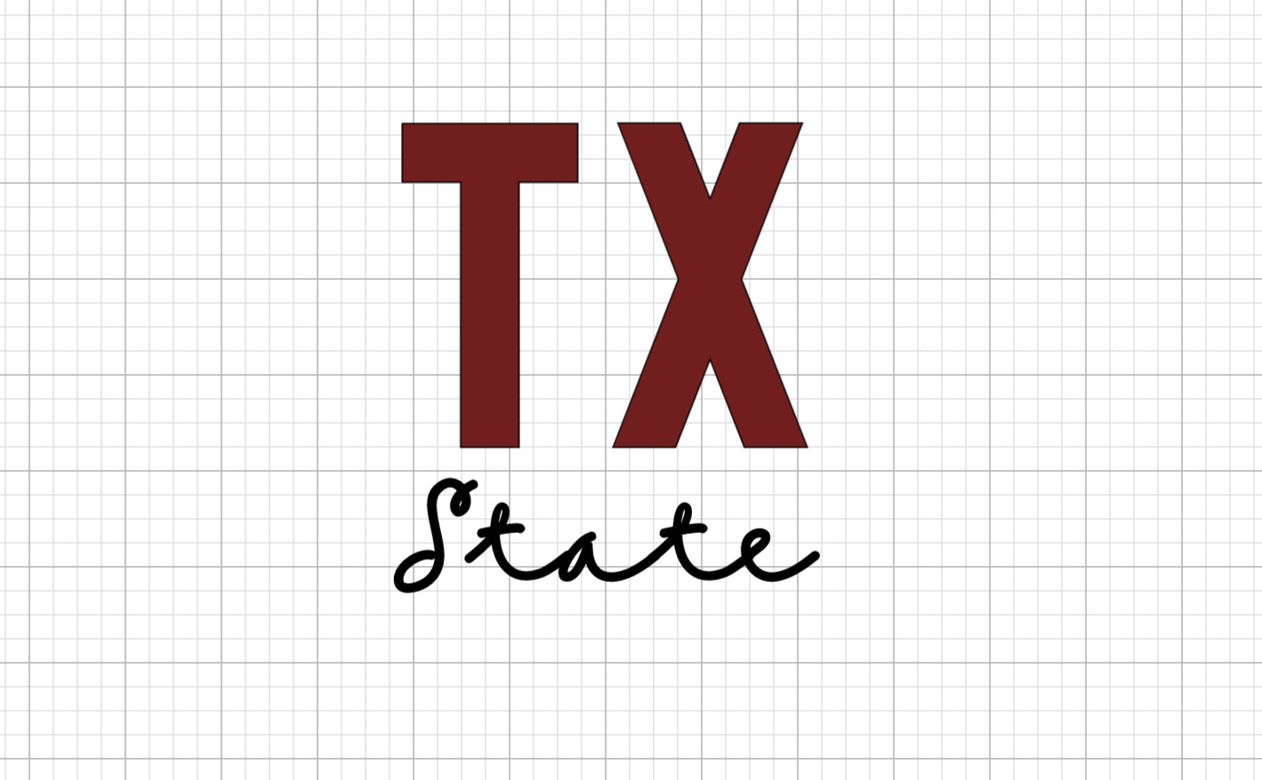 Texas State Seal SVG