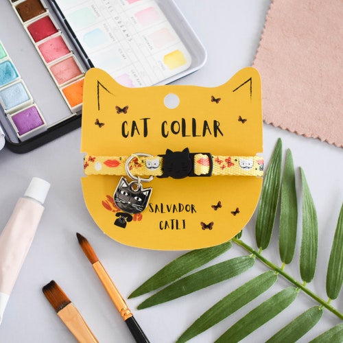 Meowdrian Artist Cat Collar - Etsy