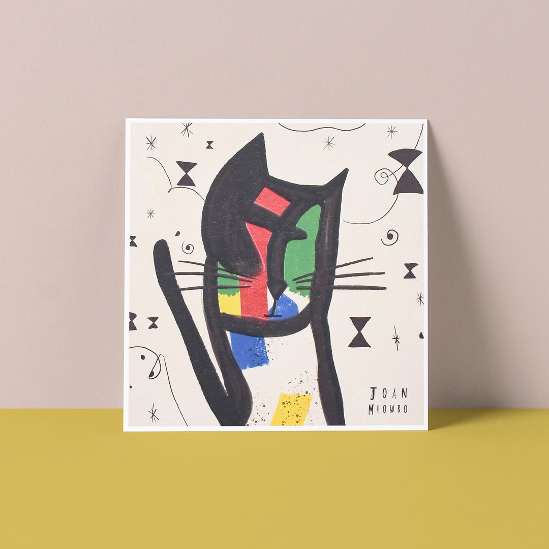 Joan Meow Cat Card - Etsy