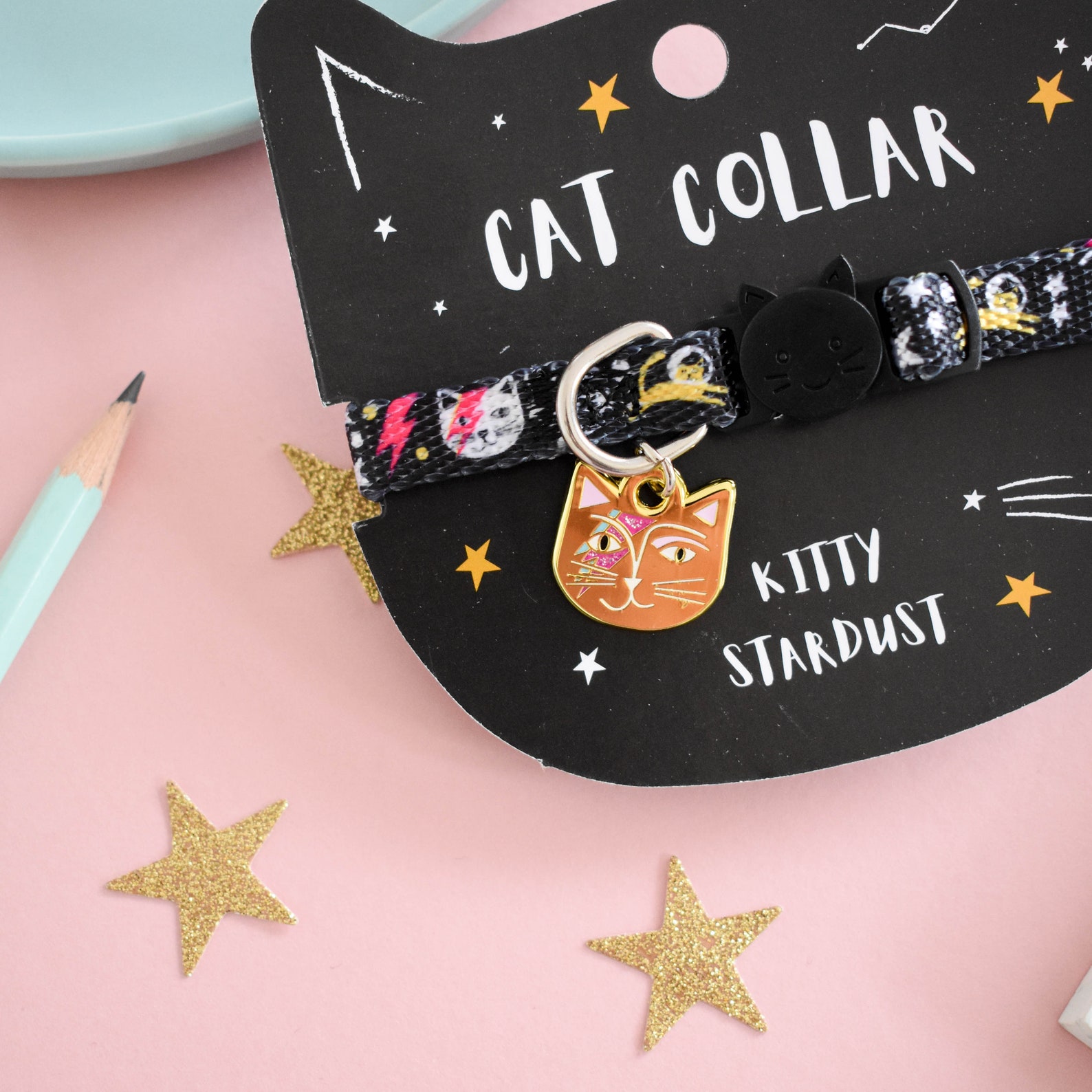Kitty Stardust Artist Cat Collar | Etsy UK