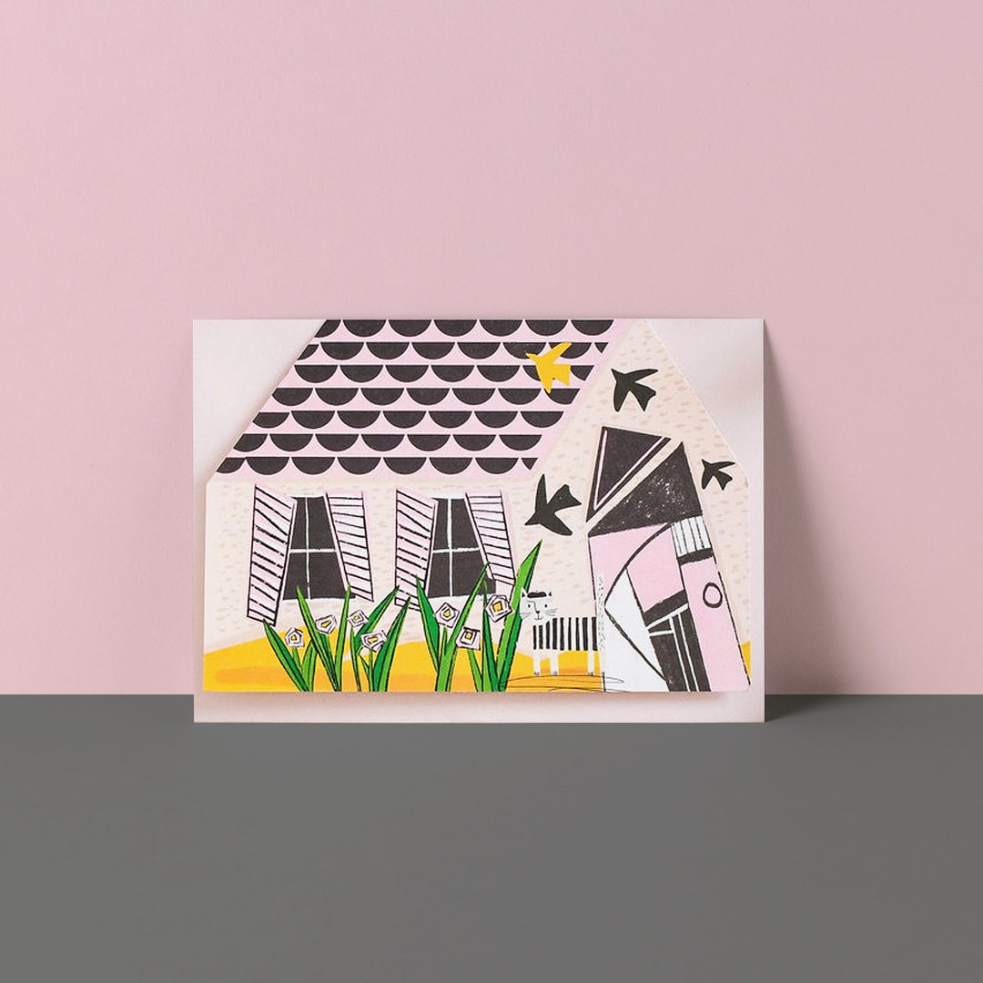 Pablo Picatso Cut Out House Card | Picasso Inspired Artist Cat Greeting ...