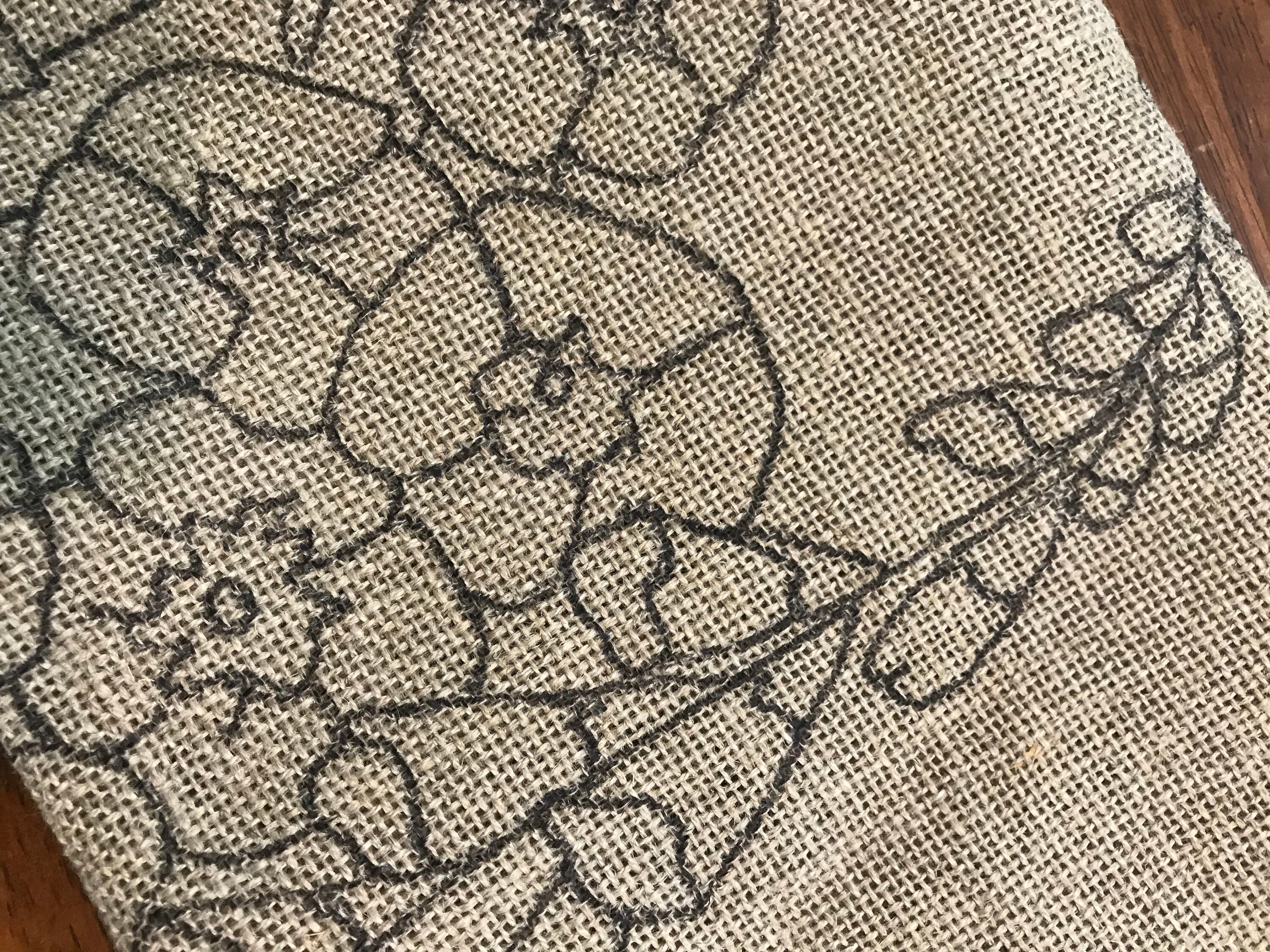 English Cottage Rug Hooking Pattern: Hollyhocks & Foxgloves on ...