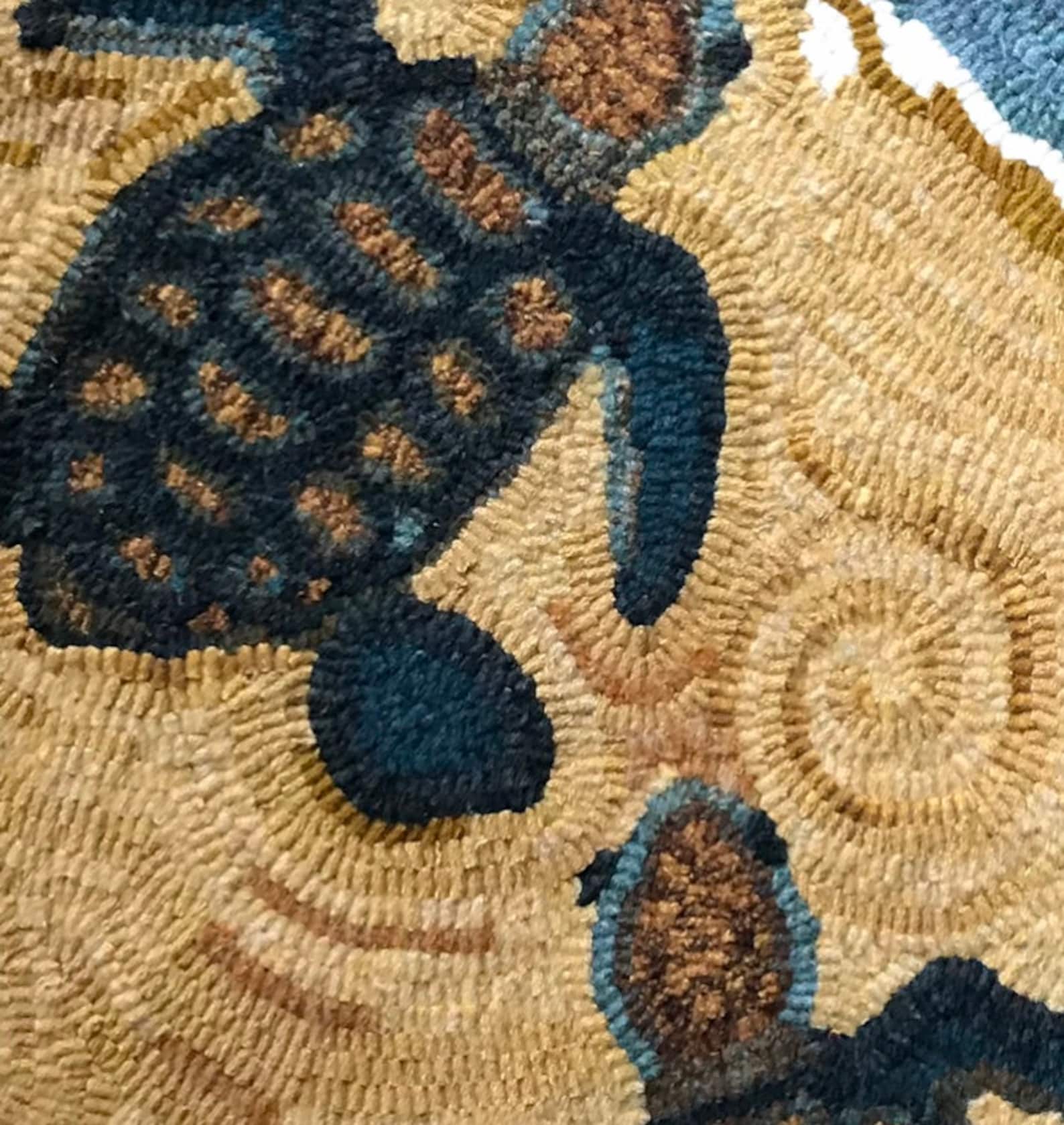 Sea Turtle Florida Beach Turtles Shells Rug Hooking Pattern - Etsy