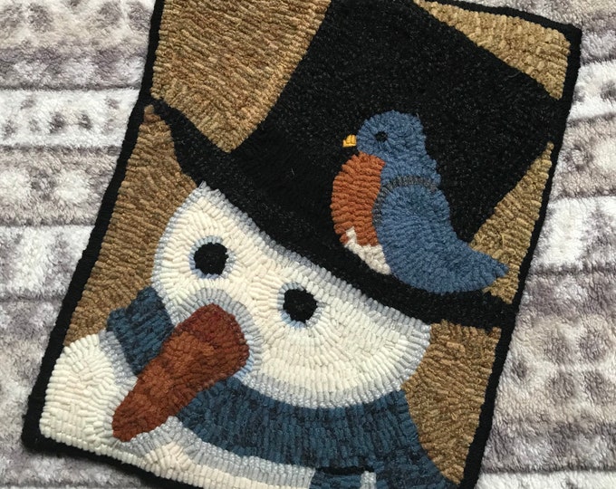 Rug Hooking Snowman Pattern - Etsy