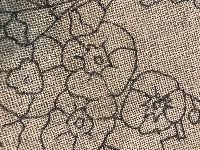 English Cottage Rug Hooking Pattern: Hollyhocks & Foxgloves on ...