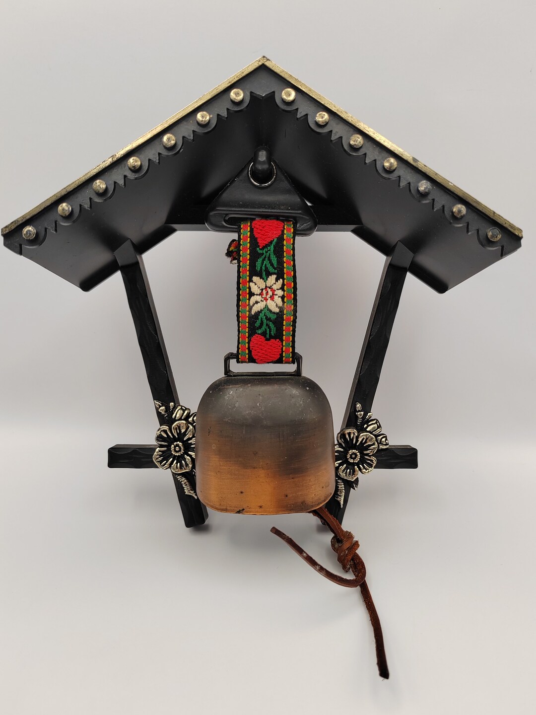 Vintage West German Hanging Cow Bell. Kitschy. - Etsy