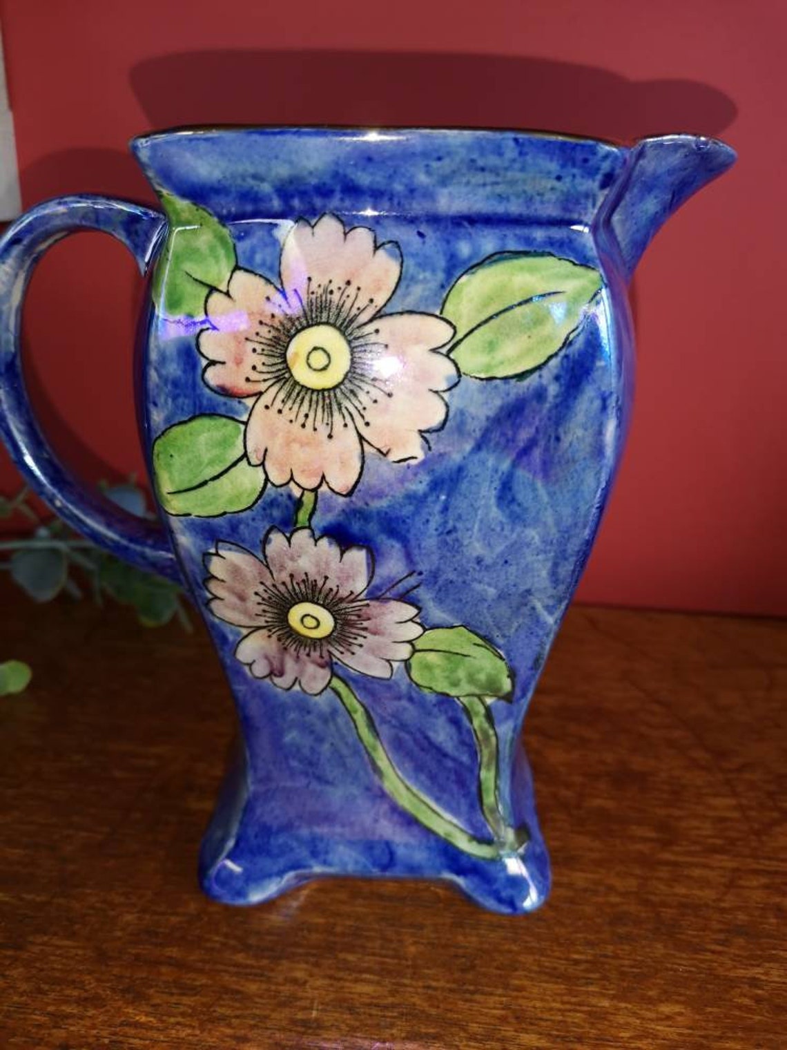 Carlton Daisy Jug by Kensington Ware England. Bright Blue - Etsy