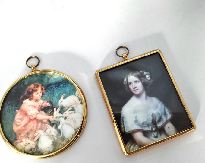 Two Delightful Miniature Portraits From Peter Bates. Alice in ...