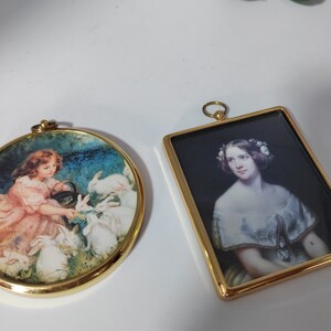Two Delightful Miniature Portraits From Peter Bates. Alice in ...
