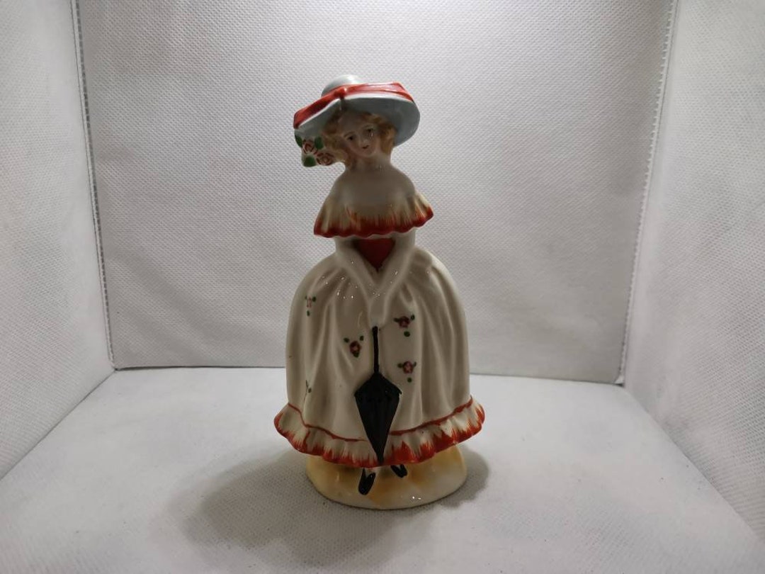 Vintage 1930s Art Deco Fairylite Porcelain Lady Figurine Made in Japan ...