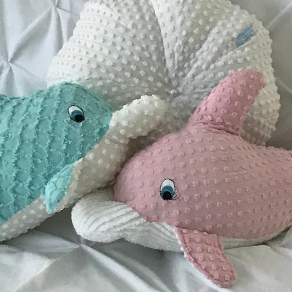 Dolphin Pillow - Etsy