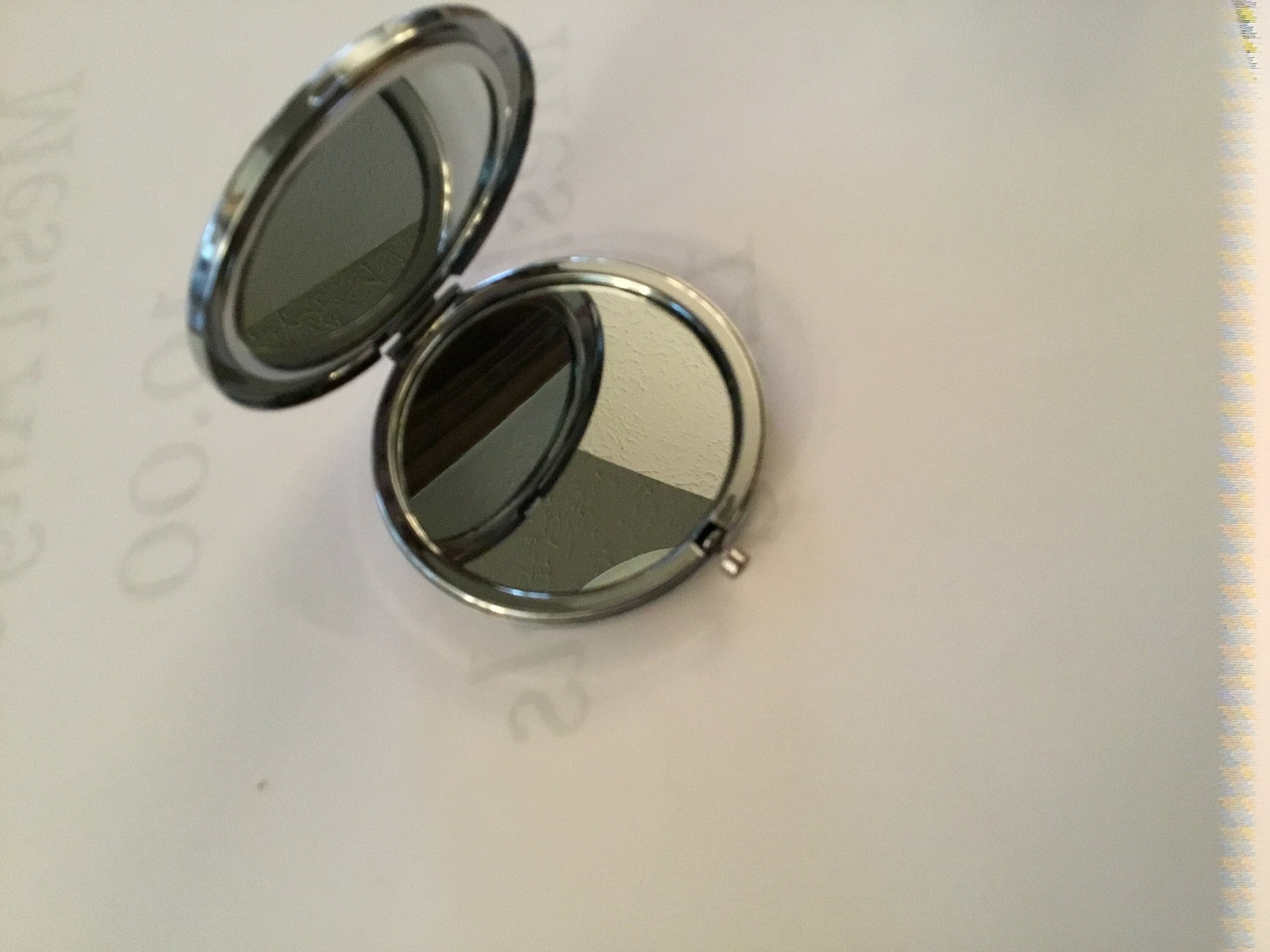 Hand Embellished Mirror Compact FLORAL LOCK & KEY - Etsy