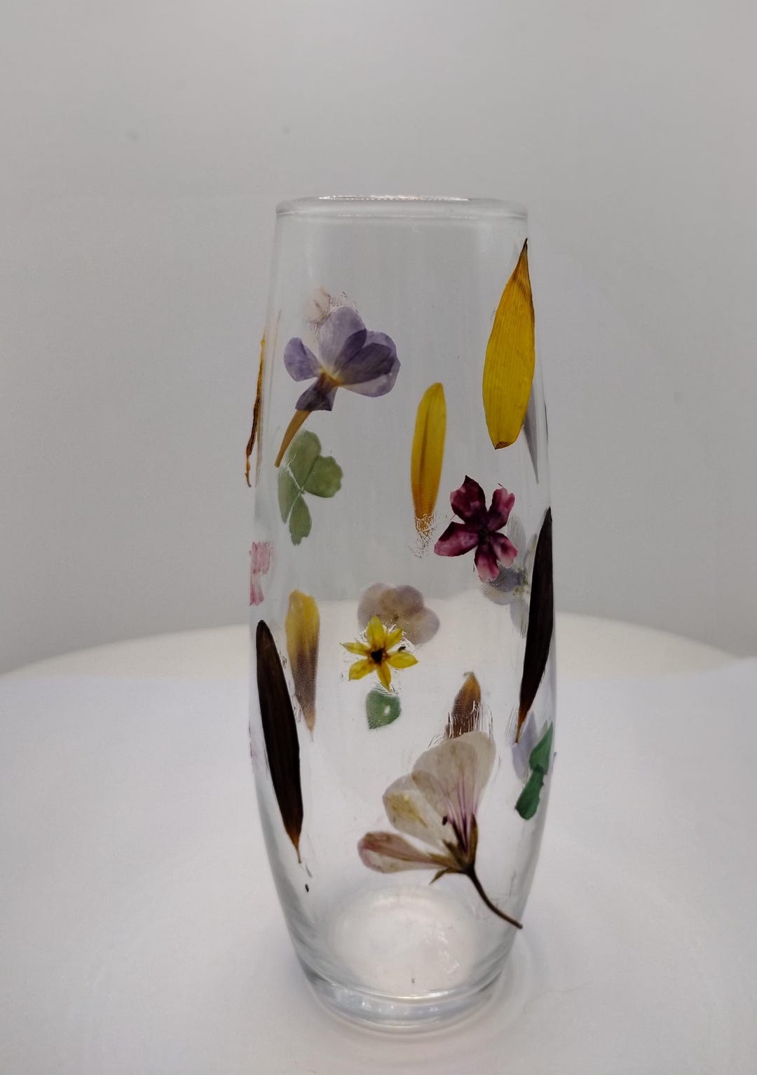 Floating Petals Flower Vase - Flower Vase - 4 Inch Flower Vase - Home ...
