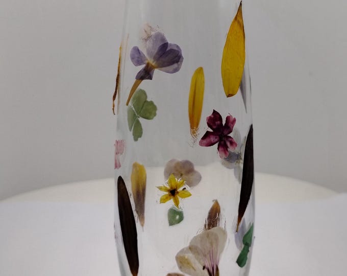 Floating Petals Flower Vase - Flower Vase - 4 Inch Flower Vase - Home ...