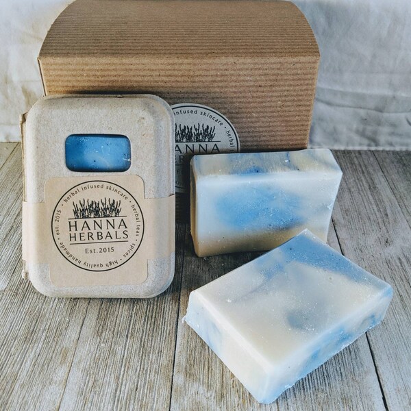 Blue Soap - Etsy