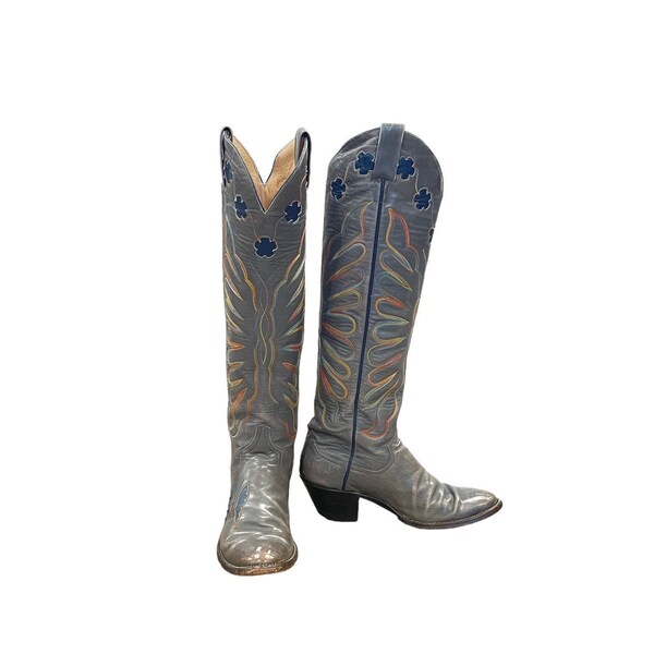 Tall Cowboy Boots - Etsy