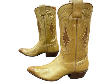 Wingtip Cowboy Boots - Etsy