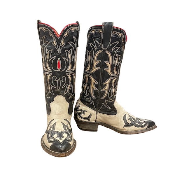 Mens Wingtip Cowboy Boots - Etsy