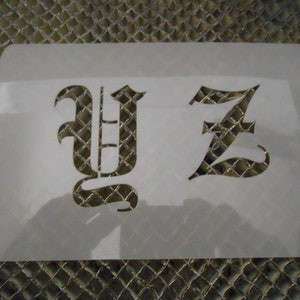 Old English 2 Inch Letters! - Etsy