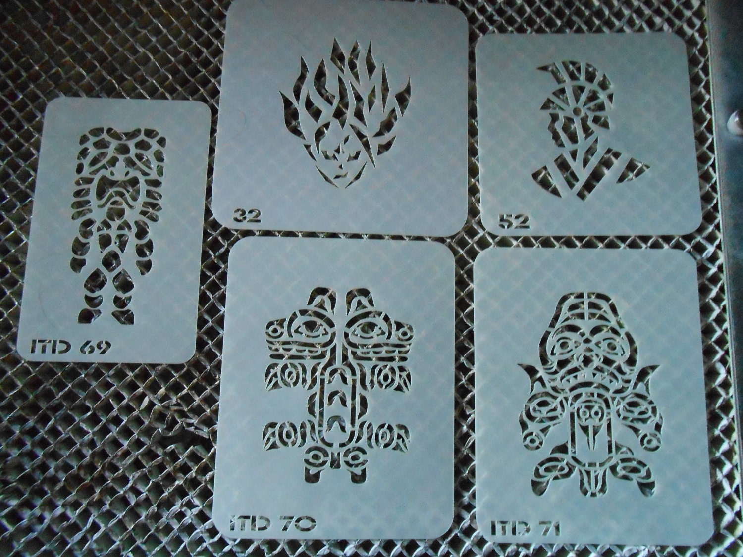 Catching Fire Stencil