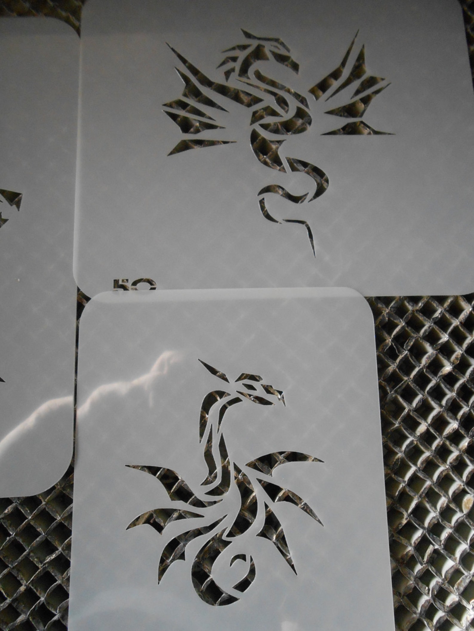 Dragon Stencils Set 30 - Etsy