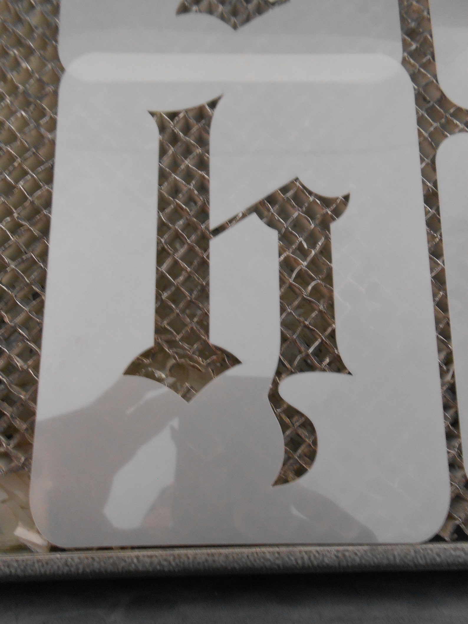 Old English Lowercase 3 Inch Stencil Set | Etsy