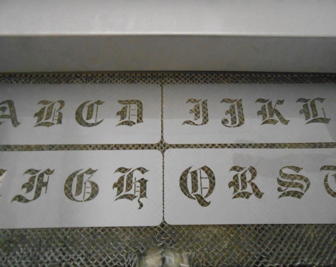 Old English 2 Inch Letters! - Etsy