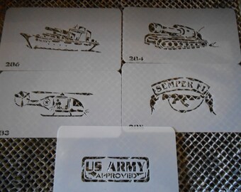 Stencil Set Birds Flowers and Hands - Etsy