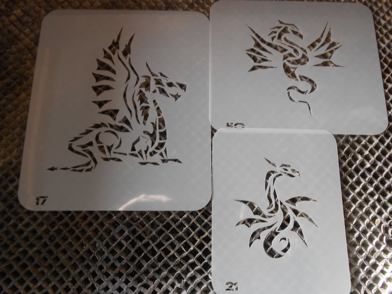 Dragon Stencils Set 30 - Etsy