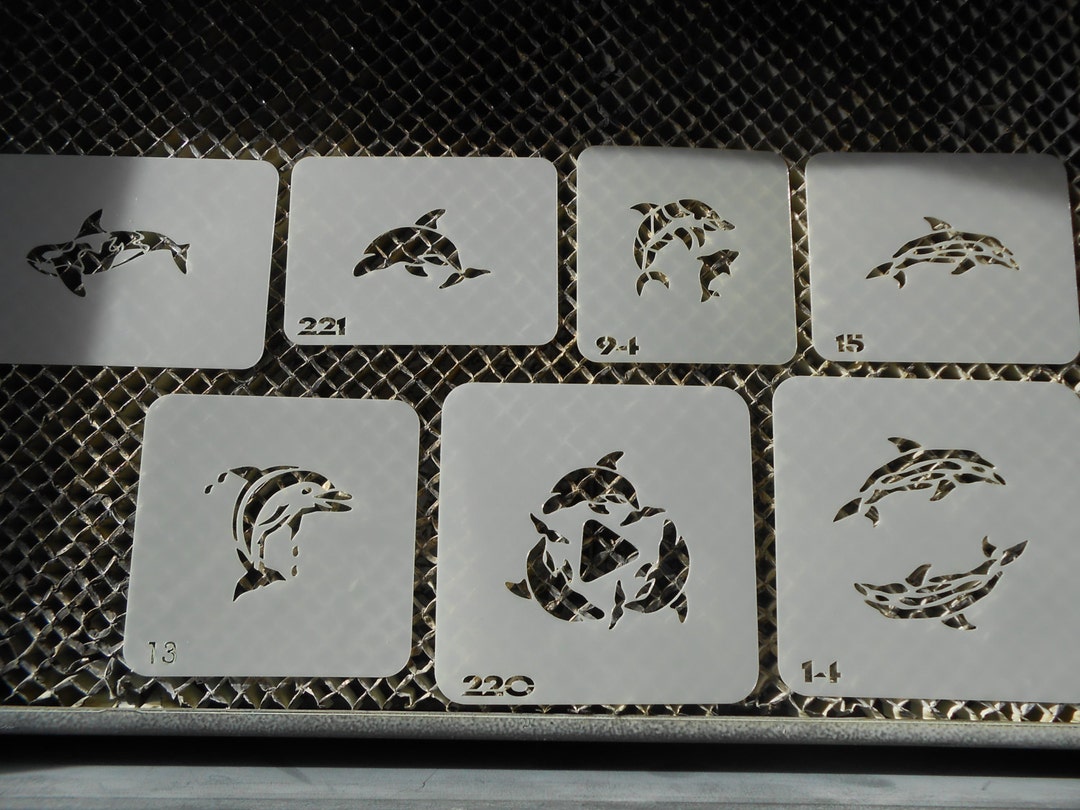 Dolphins Stencil Set 18! - Etsy