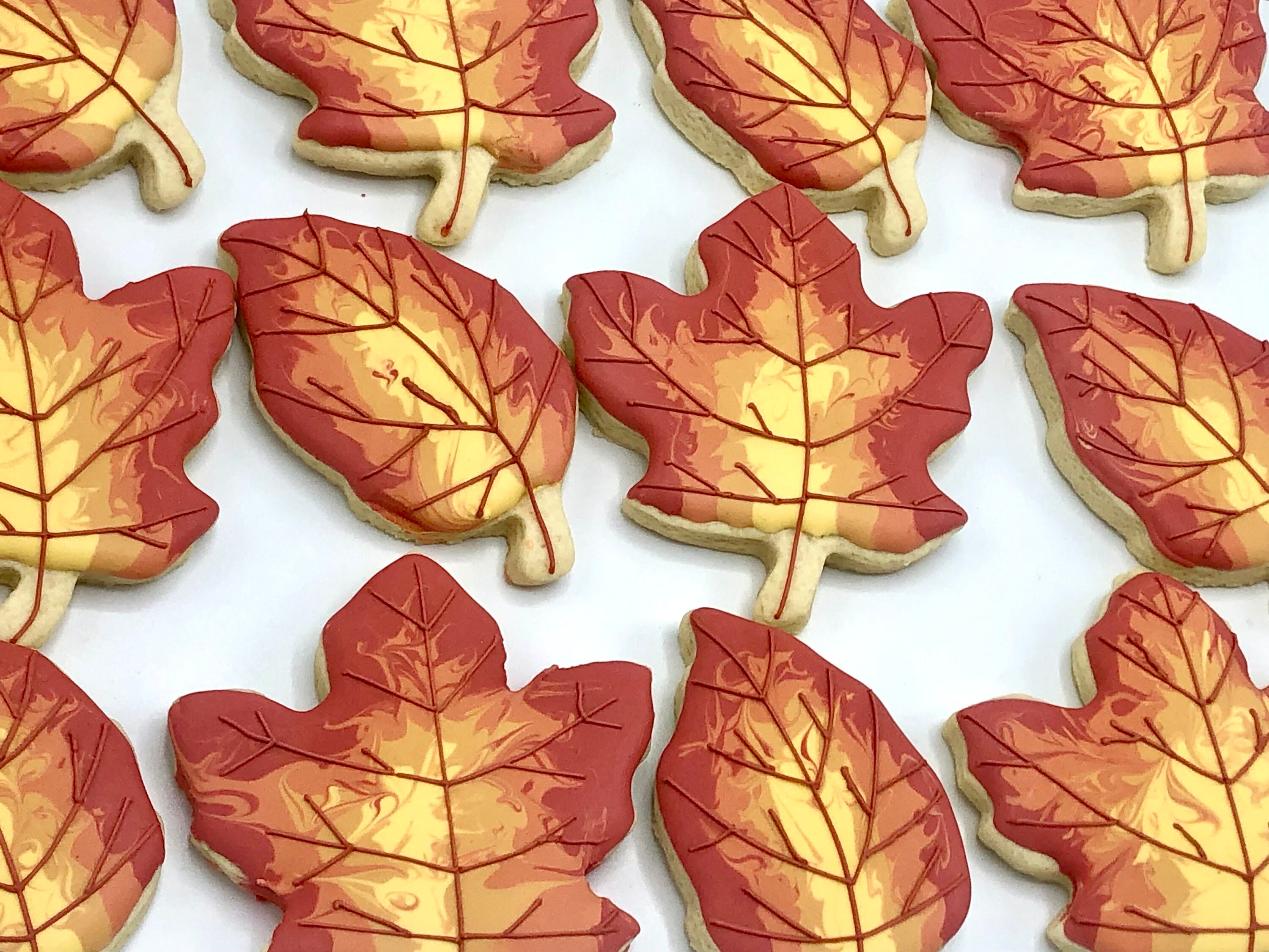 Fall Cookies | Leaf Cookies | Thanksgiving Cookies | Party Cookies - Etsy